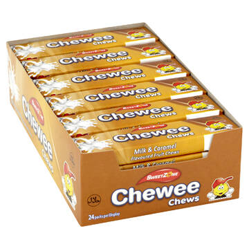 Shop › Uncategorised › Chewee Milk & Caramel (24 x 25p Pack)