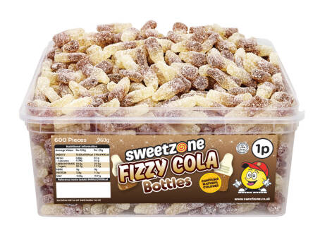 Halal Foods › Vegan and Vegetarian › Fizzy Cola Bottles (600 pieces in ...