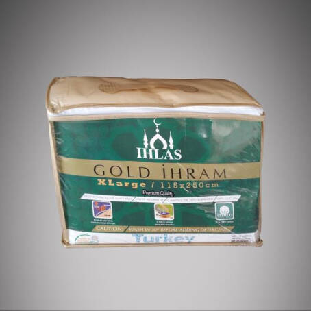 Clothing › Ihram & Ihram Belts › XL Adult Gold Ihram