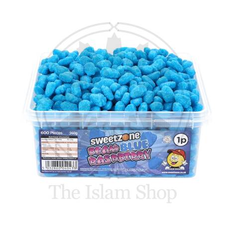 Halal Foods › Halal Sweets › Foam Blue Raspberry (600 pieces in ...