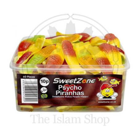 Halal Foods › Halal Sweets › Psycho Piranhas (60 pieces in SweetZone ...