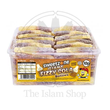 Halal Foods › Halal Sweets › Fizzy Cola Bottles (70 pieces in SweetZone ...