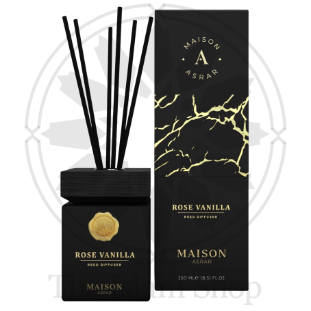 Perfumes › Diffusers › Rose Vanilla - Reed Diffuser 250ml By Maison Asrar
