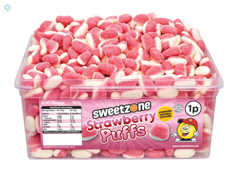 Halal Foods › Halal Sweets › Strawberry Puffs (600 pieces in SweetZone ...