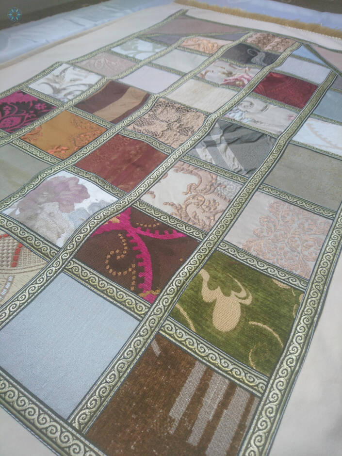 Essentials › Prayer Mats › Padded Chenille Islamic Prayer Mat Quilt Pattern