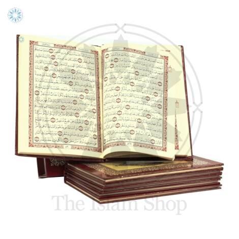 Books › Mushaf Tajweed › Uthmani Script Quran in 6 Parts (Large Size)