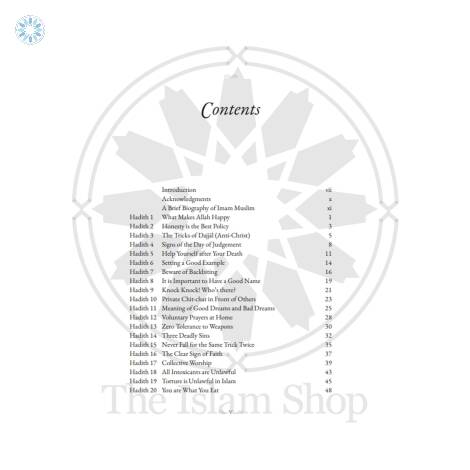 Books › The Islamic Foundation › 40 Hadith From Sahih Muslim