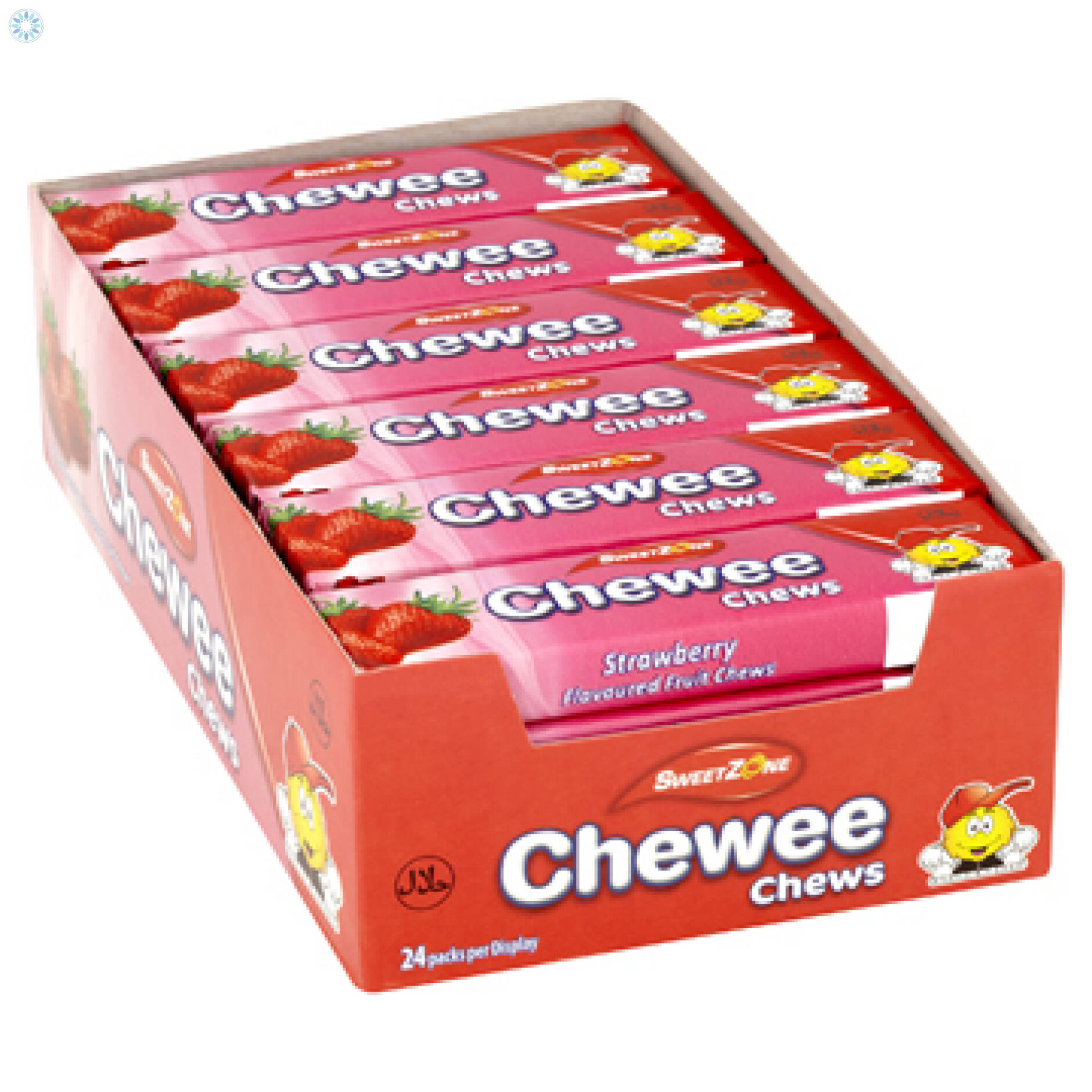Shop › Uncategorised › Chewee Strawberry (24 x 25p Pack)