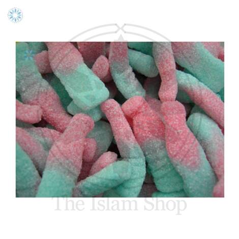 Halal Foods › Halal Sweets › Giant Fizzy Blue Bottles (70 pieces in ...