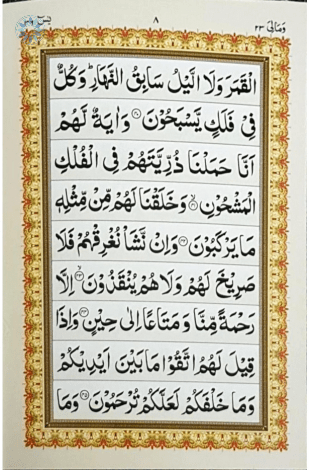 Qur'an › South African Qur'an › Surah Yasin Arabic Text Only Large