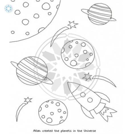 Books › Children Books › Allah created everything (Colouring Book)