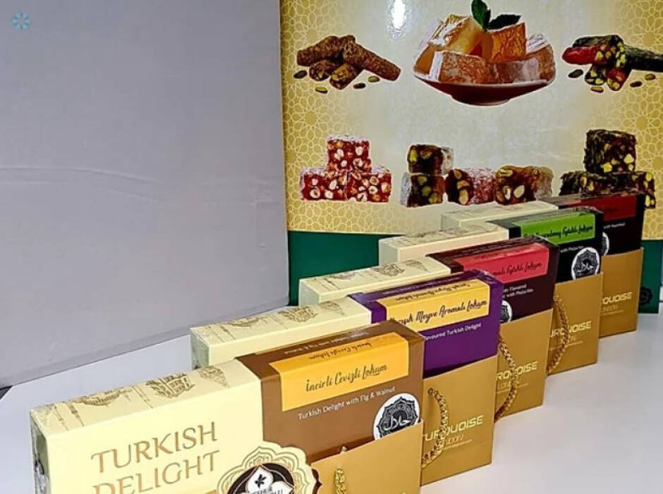 Halal Foods › Turkish Delights › Fig & Walnut Turkish Delight 400g