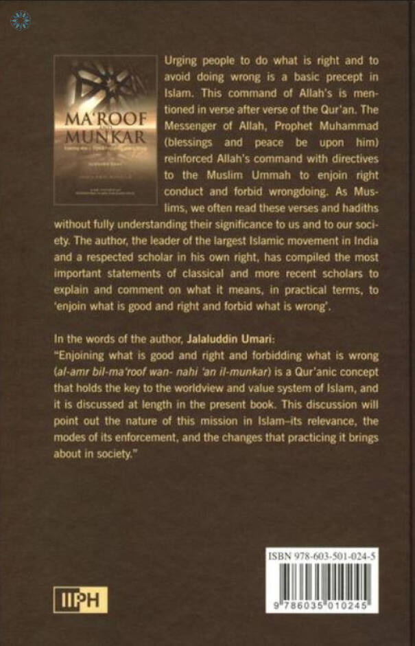 Books › Hadith & Hadith Commentary › Ma'roof and Munkar Enjoining what ...