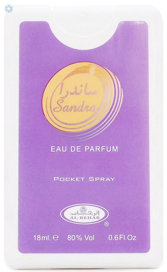 Perfumes › Pocket Spray › Sandra 18ml Pocket Eau de Perfume Spray By Al ...