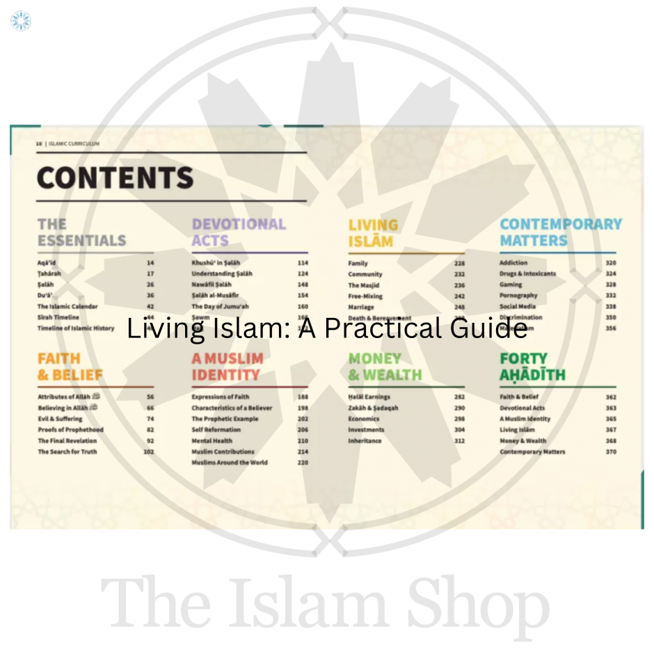 Books › An Nasihah Islamic Curriculum › Living Islam: A Practical Guide