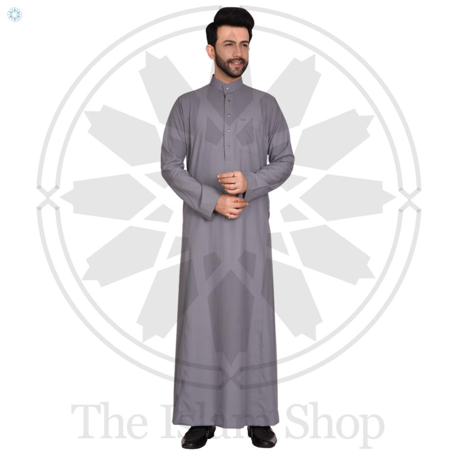 Clothing › Thobes/Jubba and Under Garment › Al Abyadh Premium Grey ...