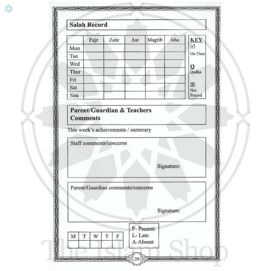 Books › Madrasah Syllabus › An-Nasihah: Madrasah Pupil Planner And ...