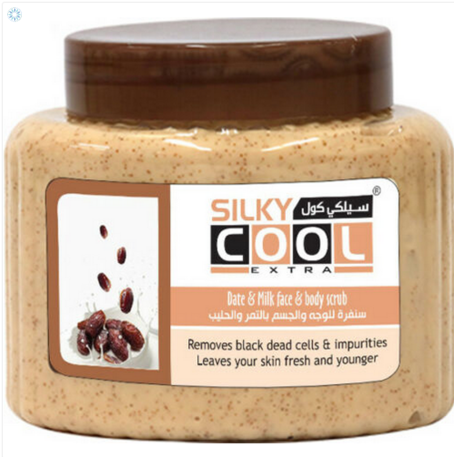 Health › Face and Body Scrubs › Silky Cool Extra Date and Milk Face and ...
