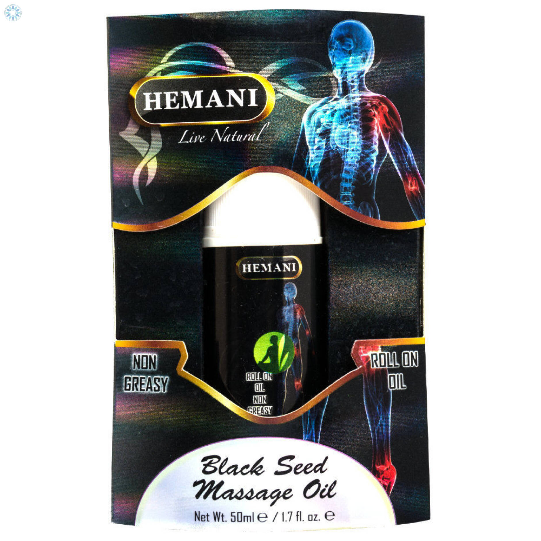 Health › Black Seed Products › Black Seed Massage Roll-On Oil [50ml]
