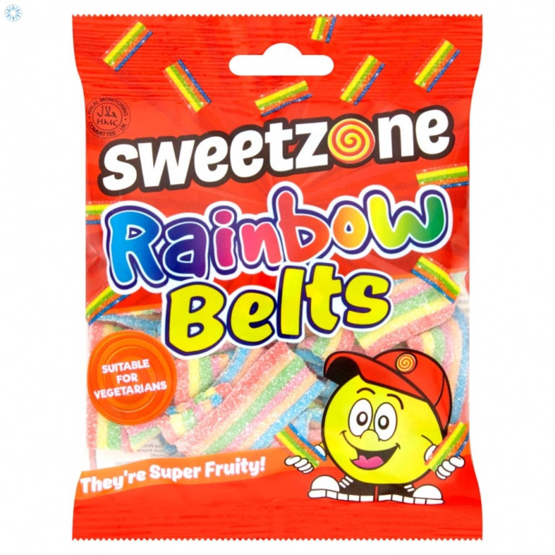 Halal Foods › SweetZone › 90g - Rainbow belts Bag