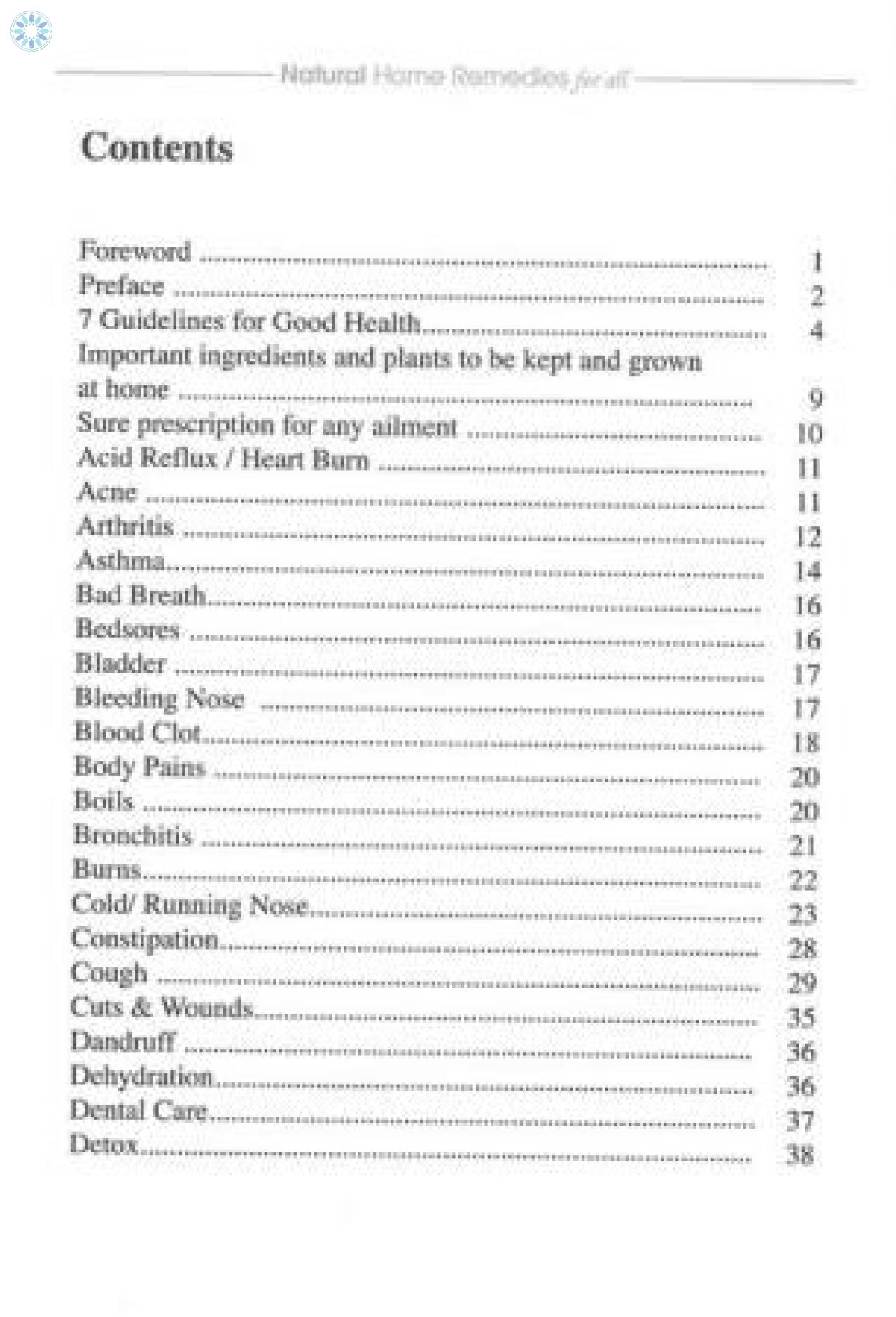 Books › Medicine And Dreams › Natural Home Remedies For All