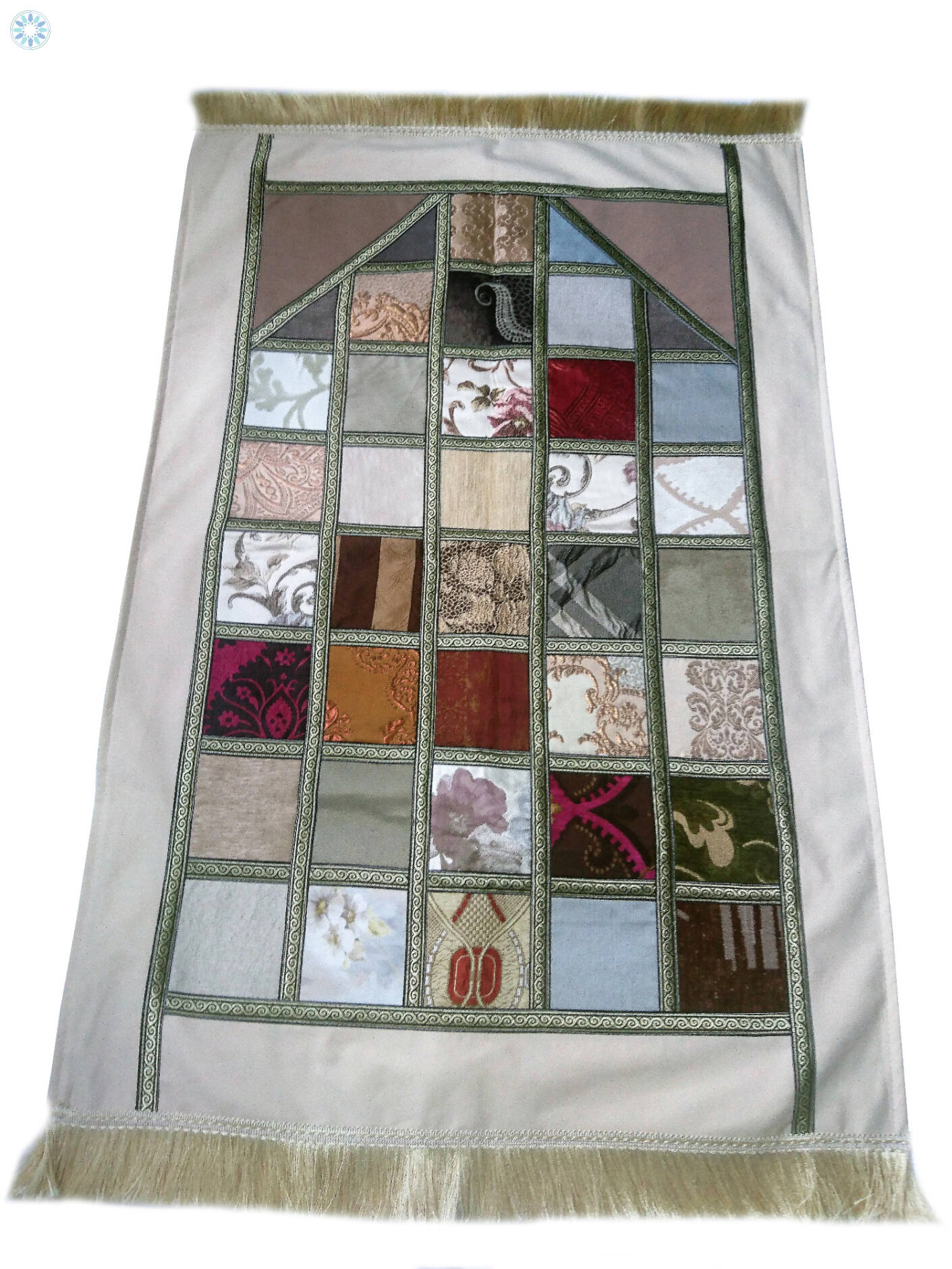 Essentials › Prayer Mats › Padded Chenille Islamic Prayer Mat Quilt Pattern