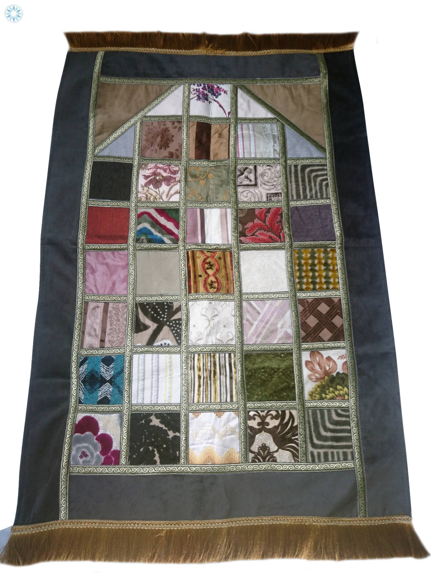 Essentials › Prayer Mats › Padded Chenille Islamic Prayer Mat Quilt Pattern