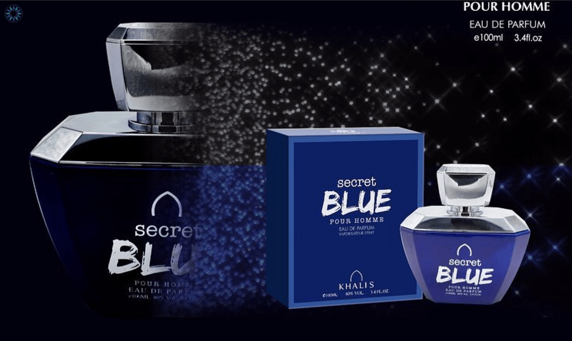 Perfumes › Khalis Perfumes › Secret Blue Pour Homme