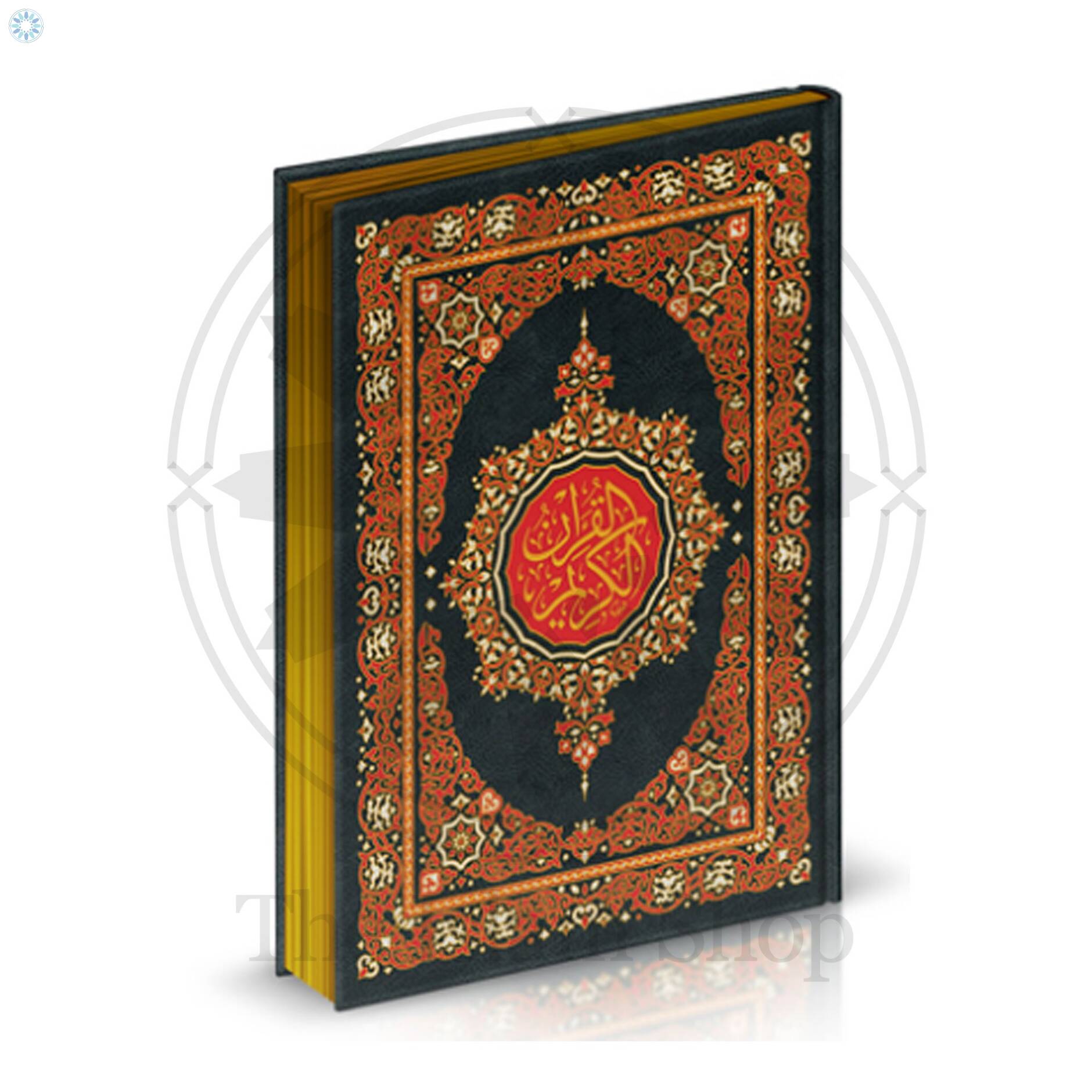 Books › Mushaf Tajweed › Qur'an in Uthmani Script with Golden Side Pages