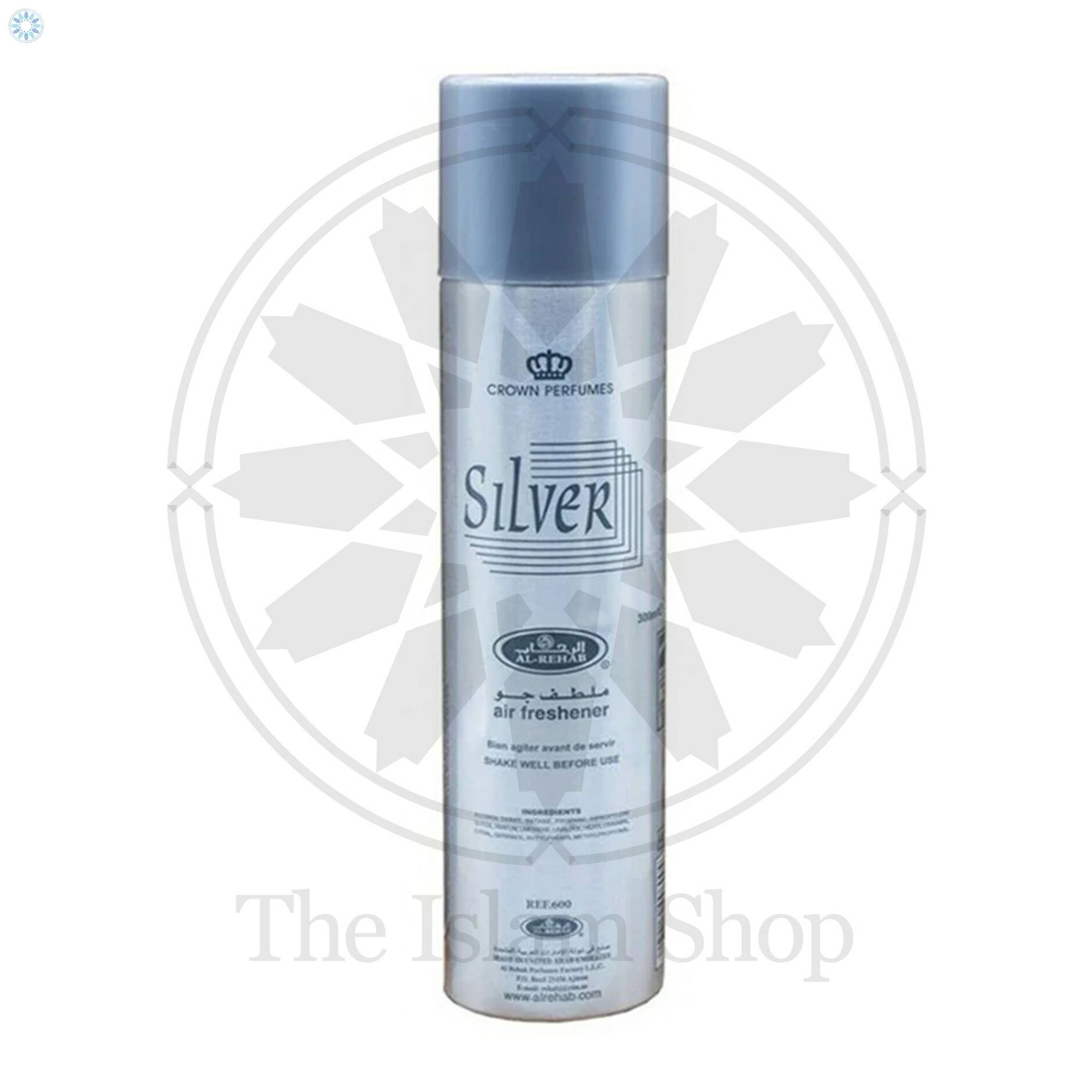 Perfumes › Crown Perfumes › Silver 300ml Air Fresheners By Al-Rehab (Crown Perfumes)