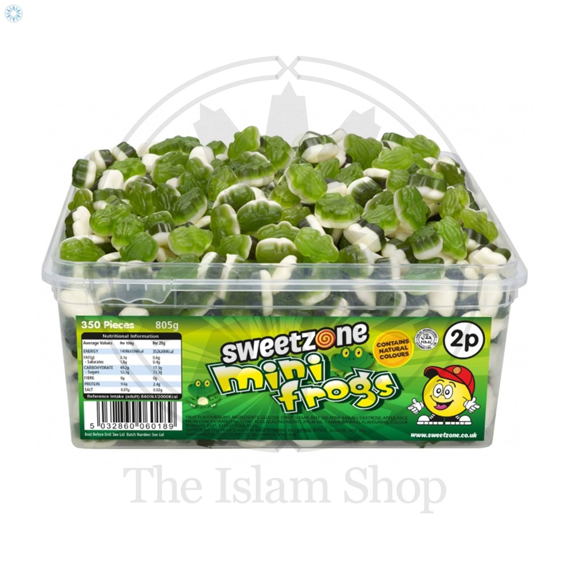 Halal Foods › Halal Sweets › Mini Frogs (350 pieces in SweetZone Tub) 2p