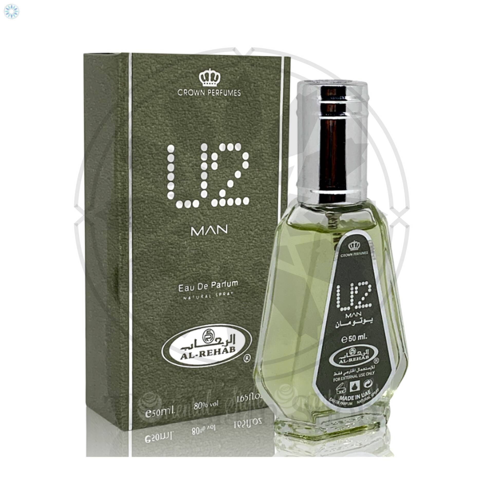 Perfumes › Al Rehab › U2 Pour Homme [50ml Eau De Perfume Spray] By Al ...
