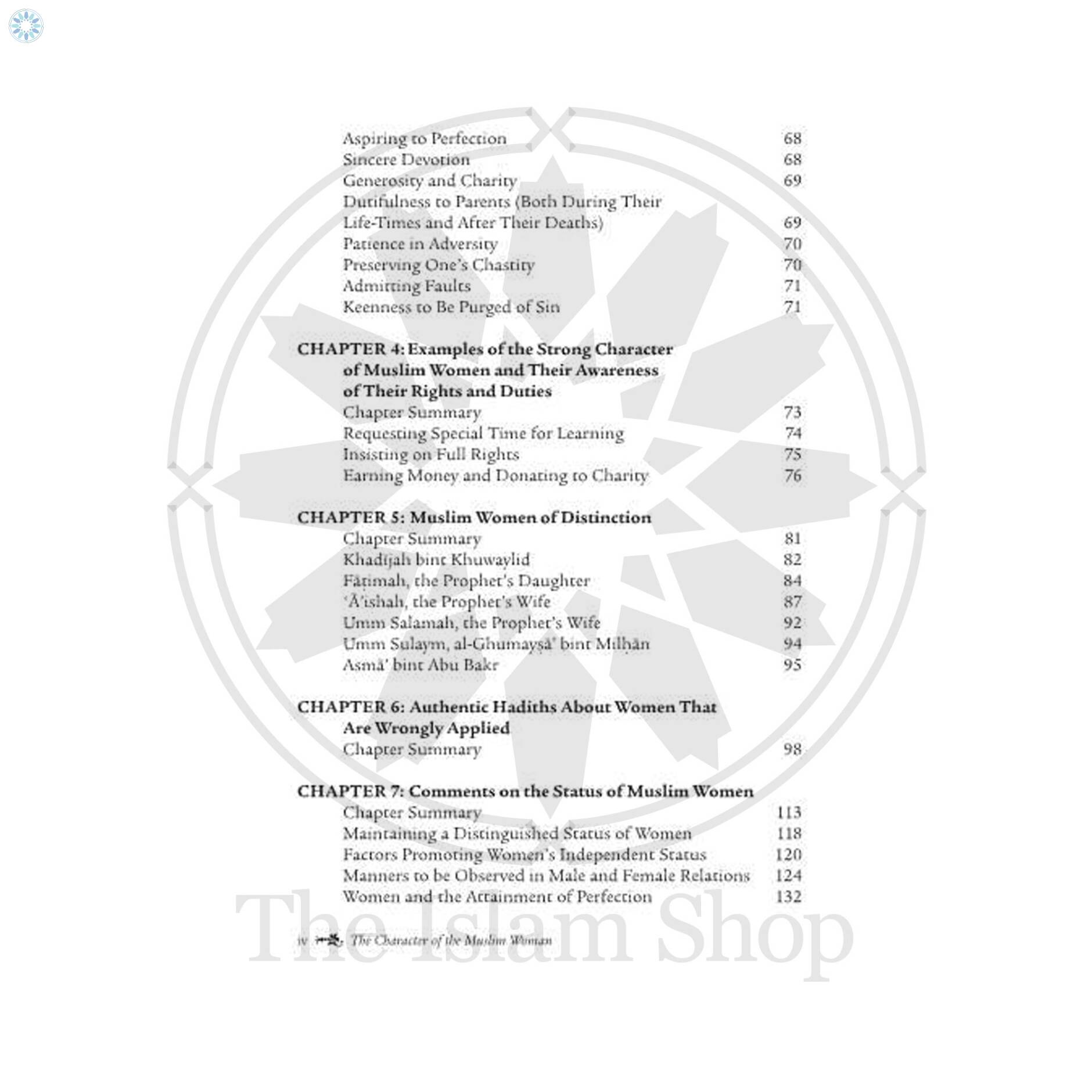Books › Kube Publishing › The Character of the Muslim Woman (Volume 1 ...