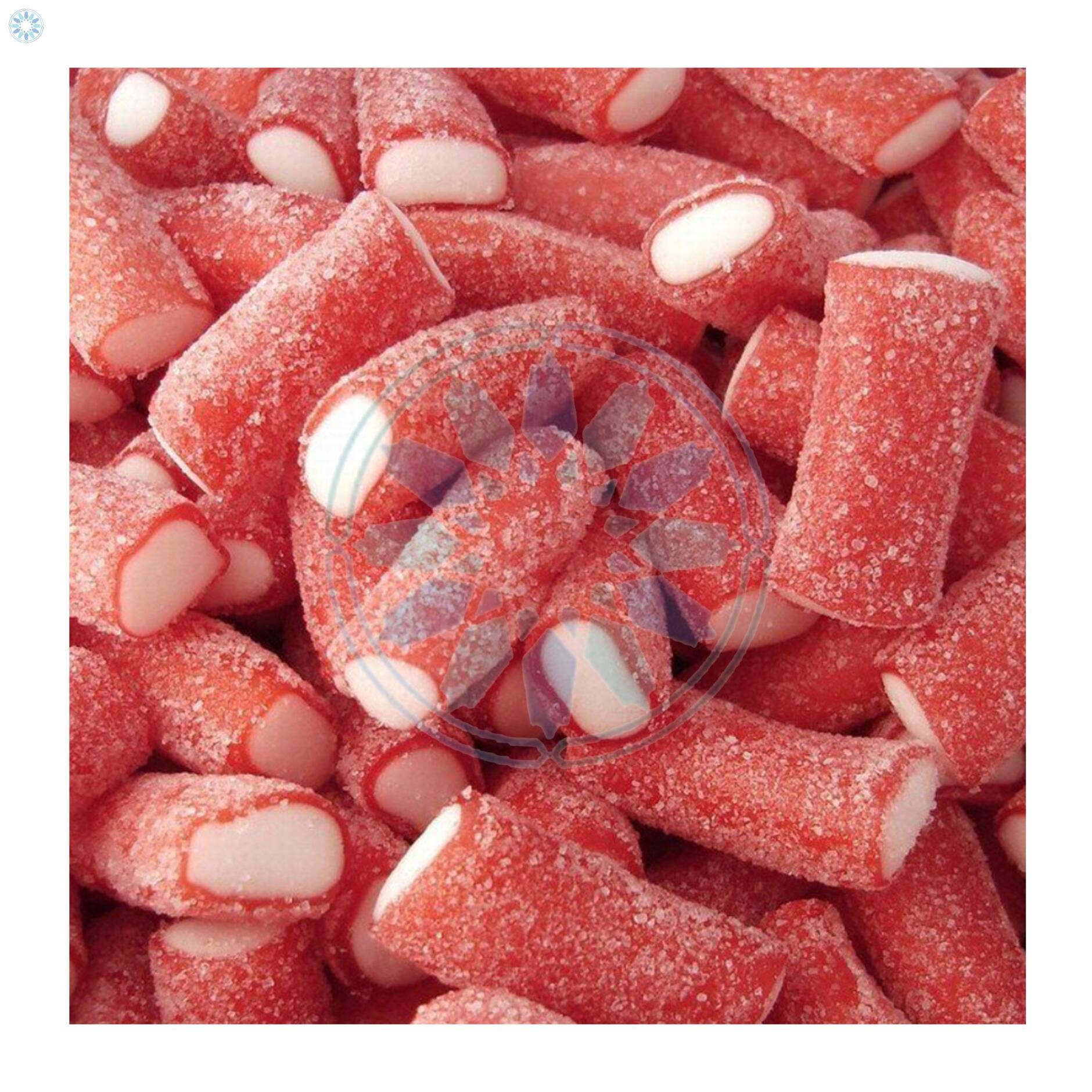 Halal Foods › Halal Sweets › 1kg SweetZone Mini Sour Strawberry Filled ...