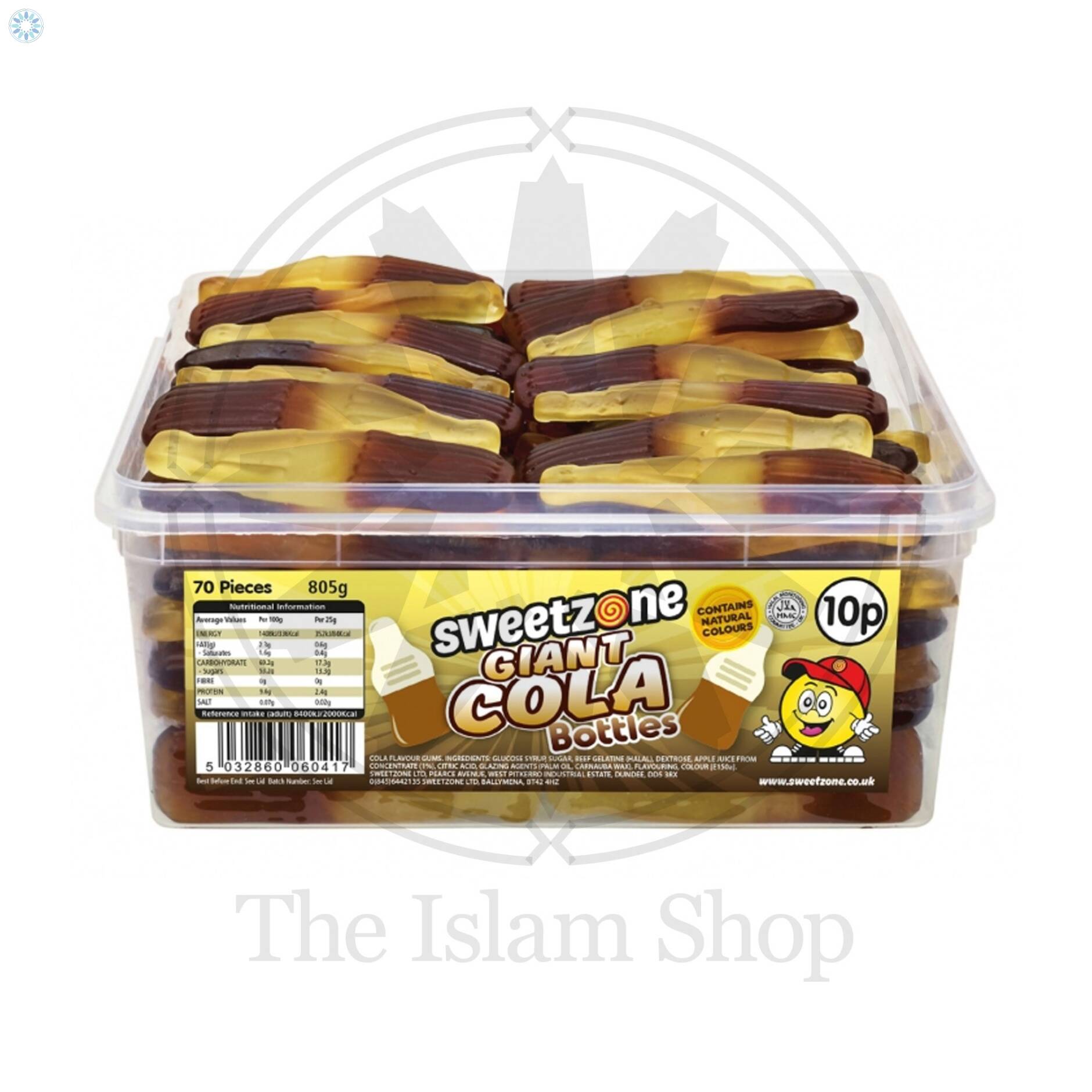 Halal Foods › Halal Sweets › Giant Cola Bottles (70 pieces in SweetZone ...