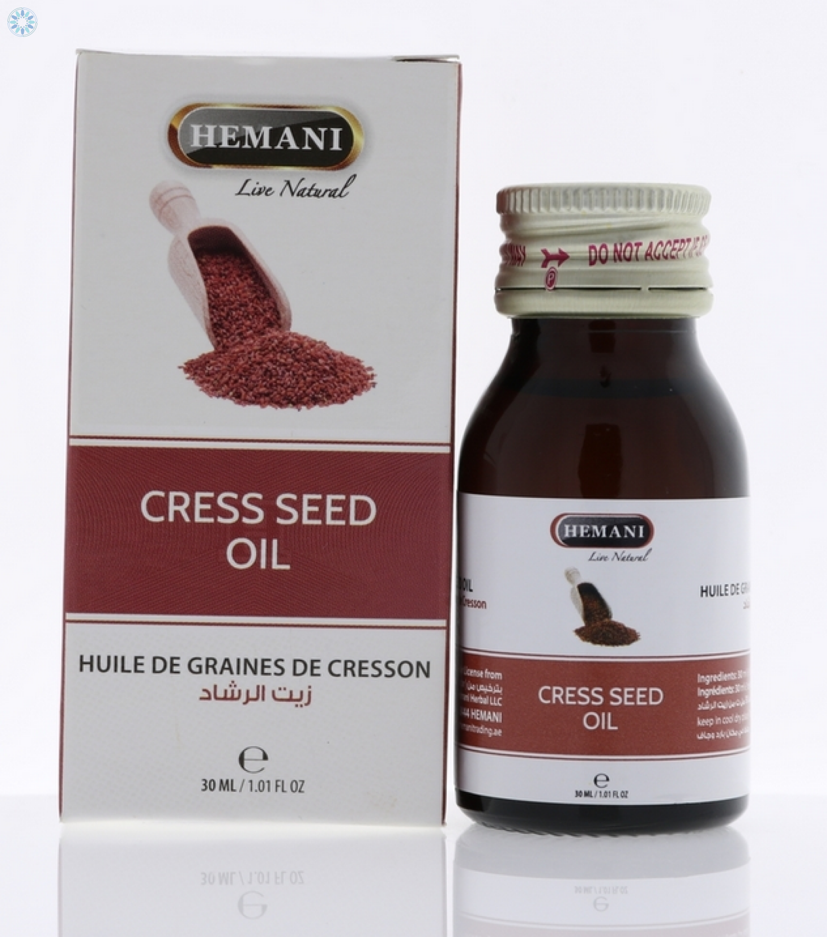 Health › Hair Oil › Hemani Cress Seed Oil 30ml