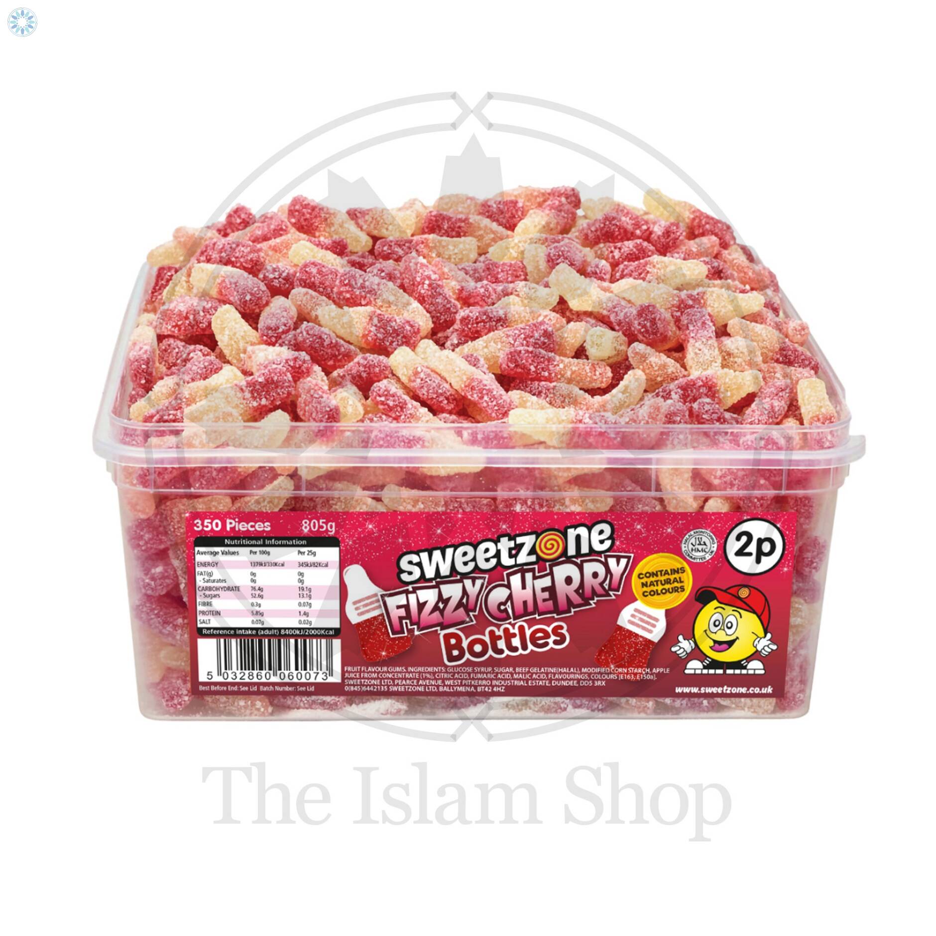 Halal Foods › Halal Sweets › Fizzy Cherry Bottles (350 pieces in ...
