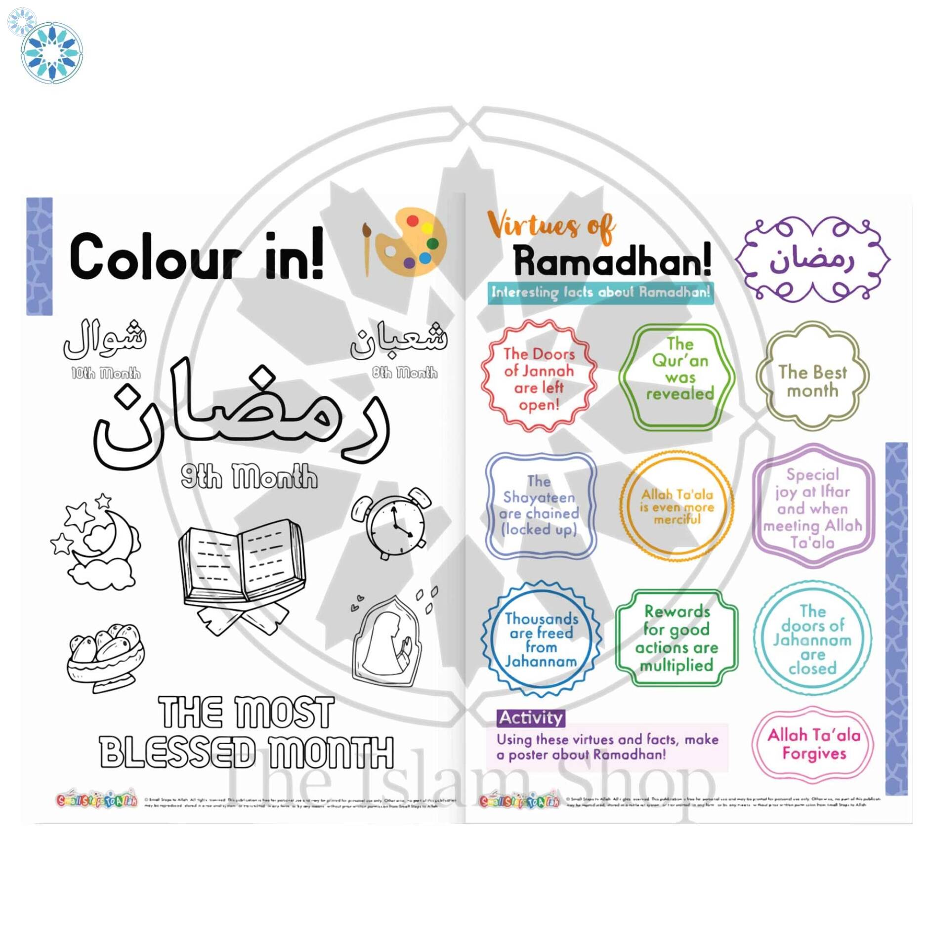 Books › Activity Books › Ramadhan Activity Book By Small Steps To Allah