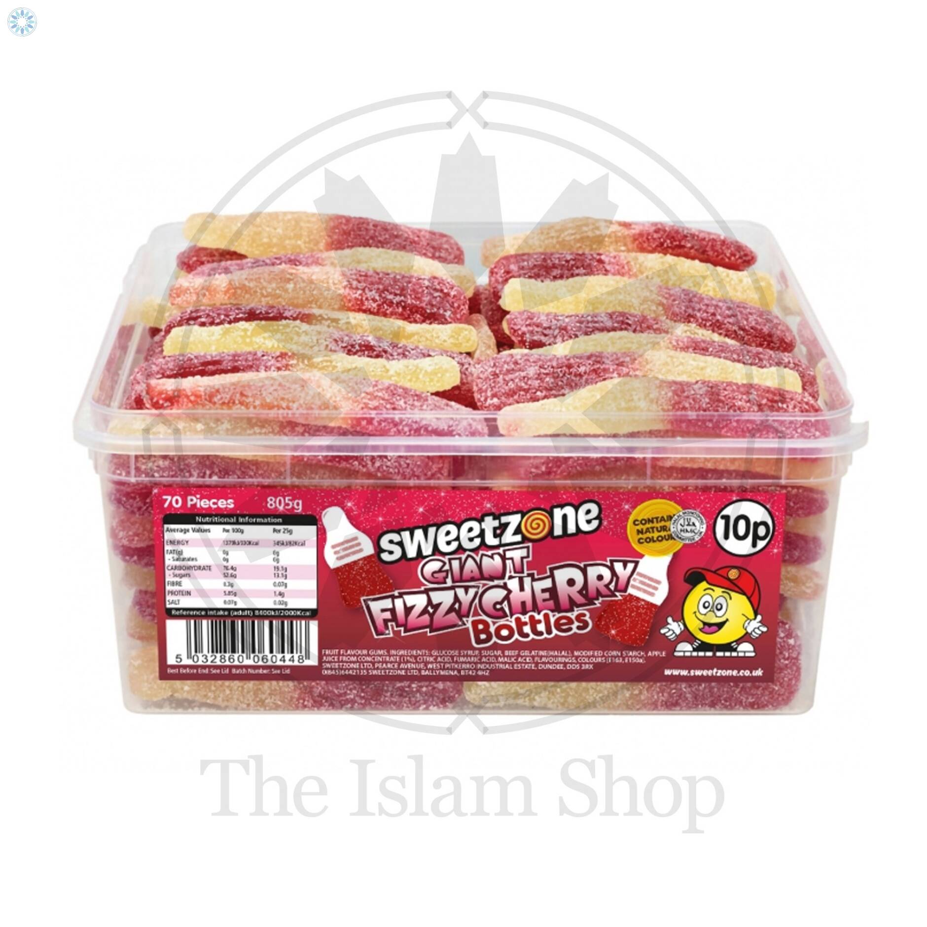 Halal Foods › SweetZone › Fizzy Cherry Bottles (70 Pieces in SweetZone ...