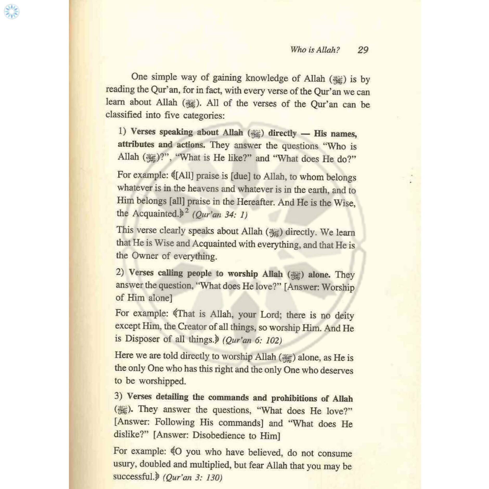 Books › Aqidah (Beliefs) › Who is Allah? His Names and Attributes and ...