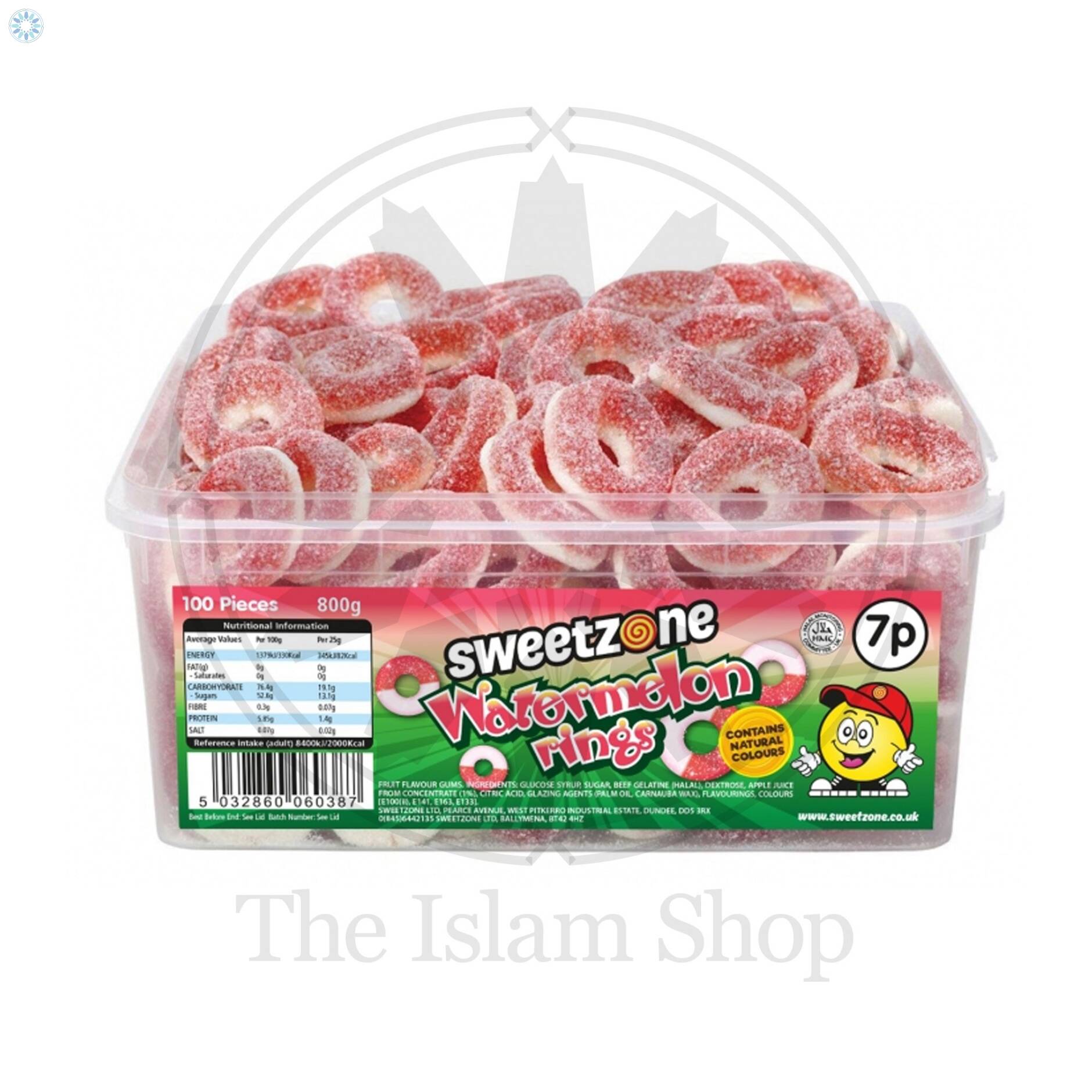 Halal Foods › Halal Sweets › Watermelon Rings (100 pieces in SweetZone ...
