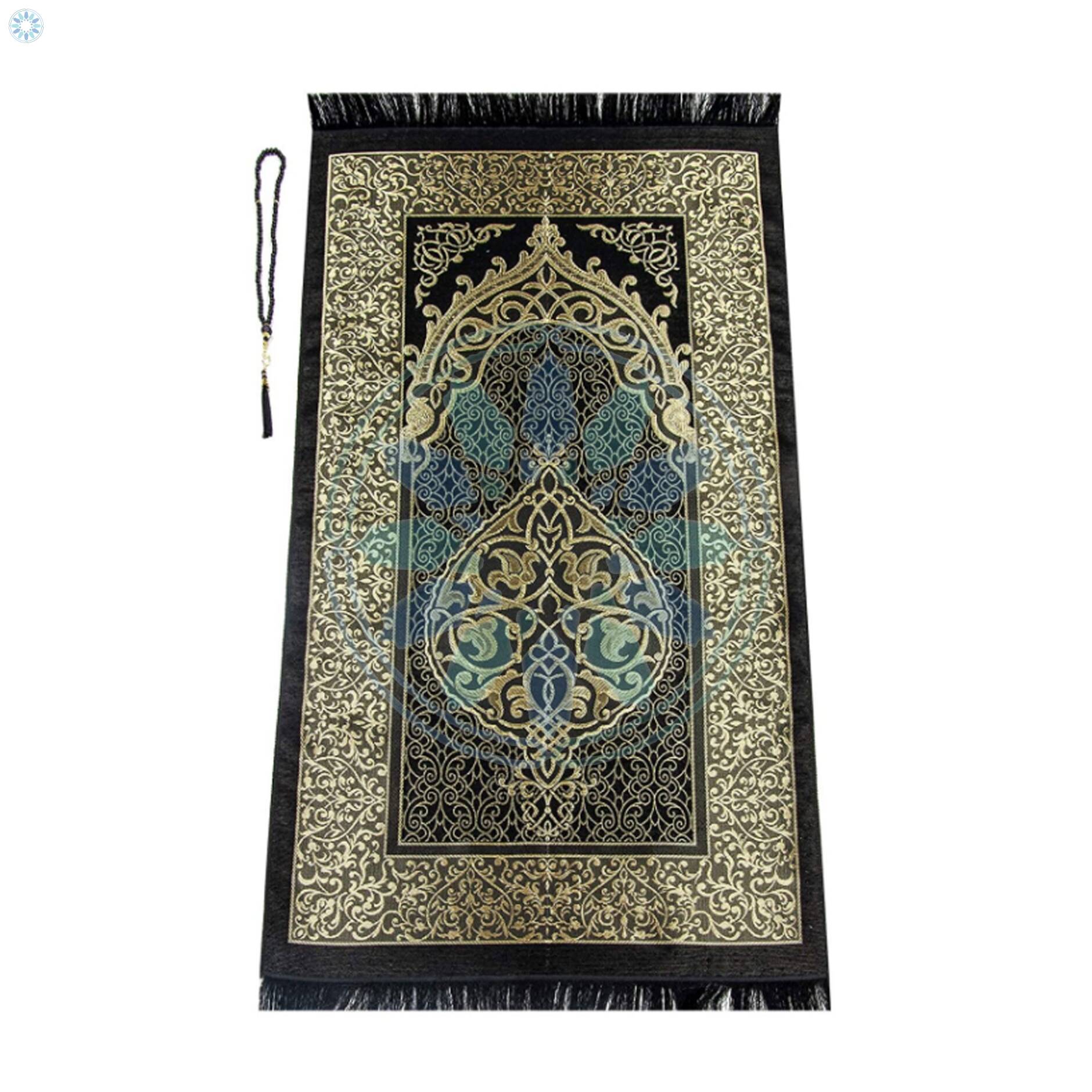 Essentials › Prayer Mats › Prayer Mat and Tasbih in Kabba Design ...