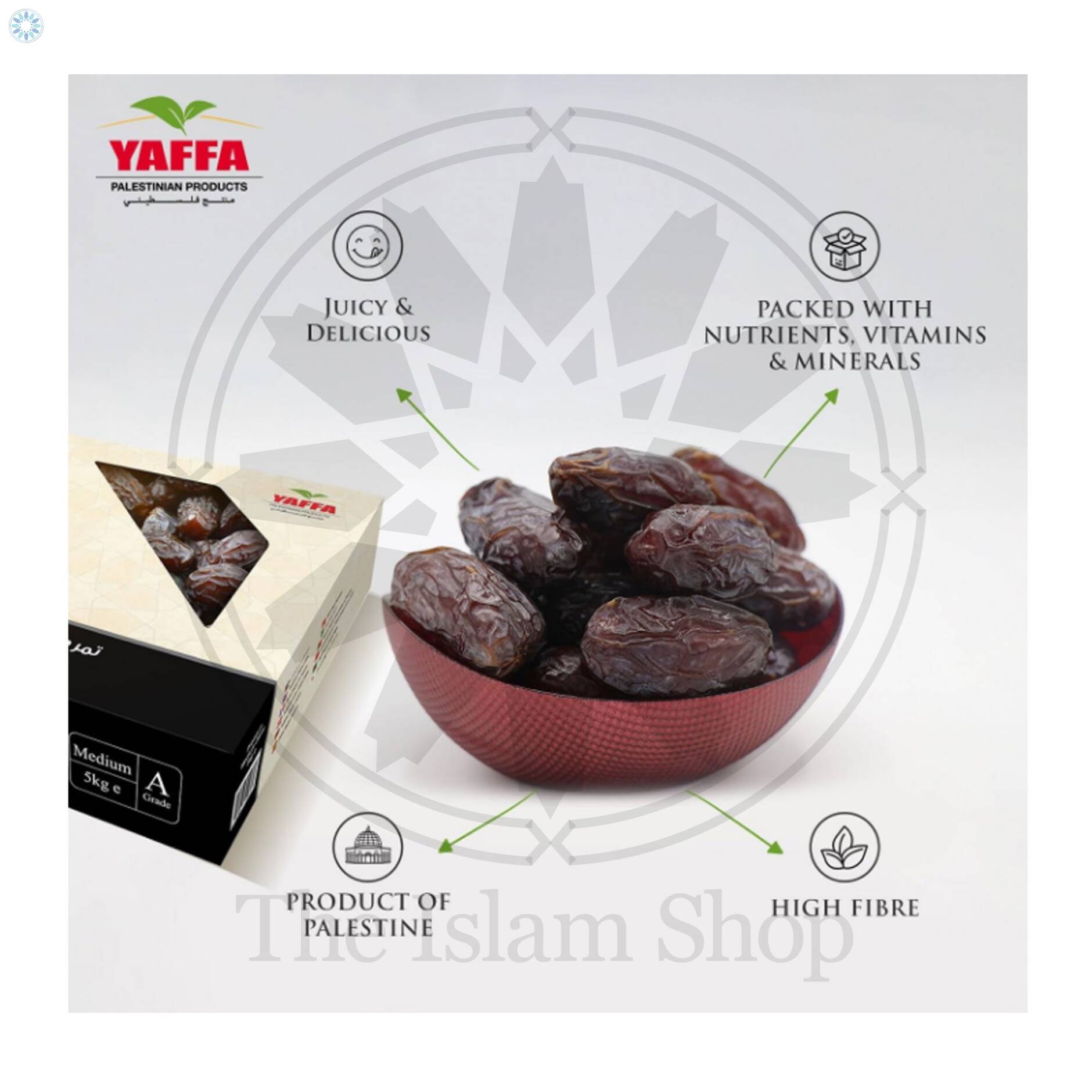 Halal Foods › Palestinian Products › Palestinian Medjoul Dates Medium ...
