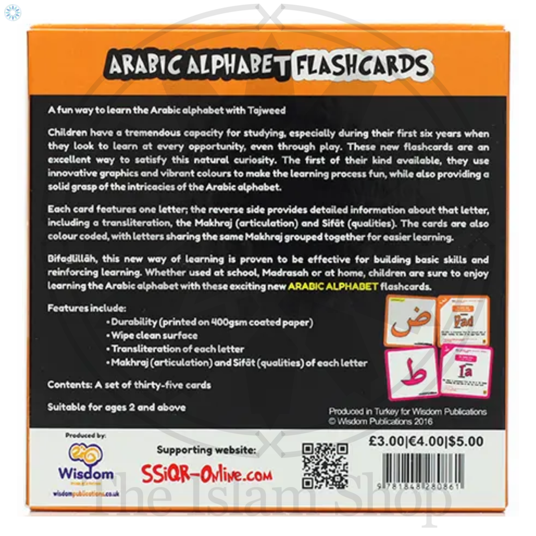 Essentials › Toys And Games › Arabic Alphabet Flashcards
